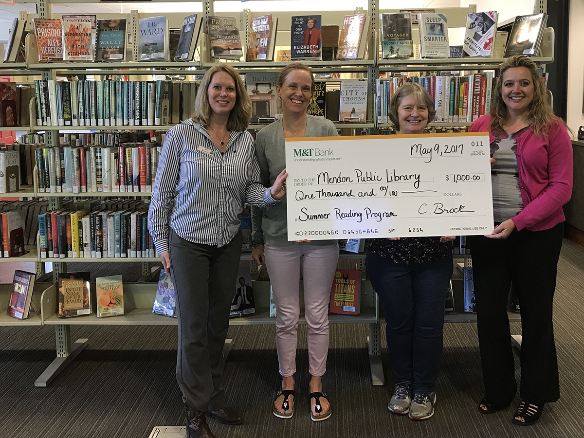 M&T Bank supports Mendon Public Library’s Summer Reading 2017 – Mendon ...