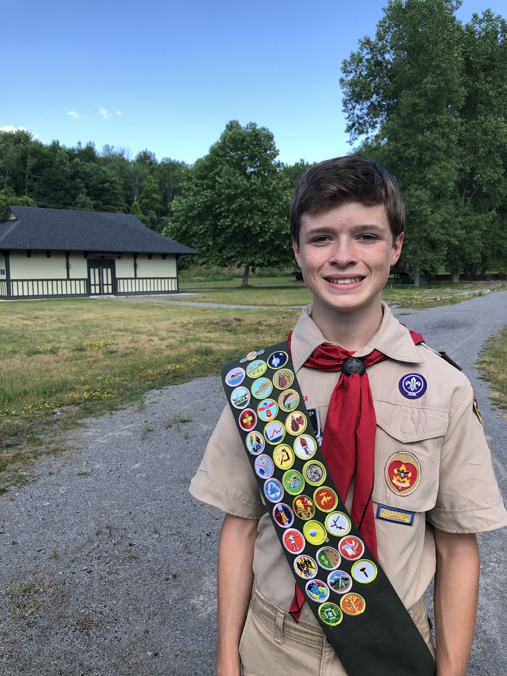 Preston Yates working on Eagle Scout project – Mendon Honeoye Falls ...