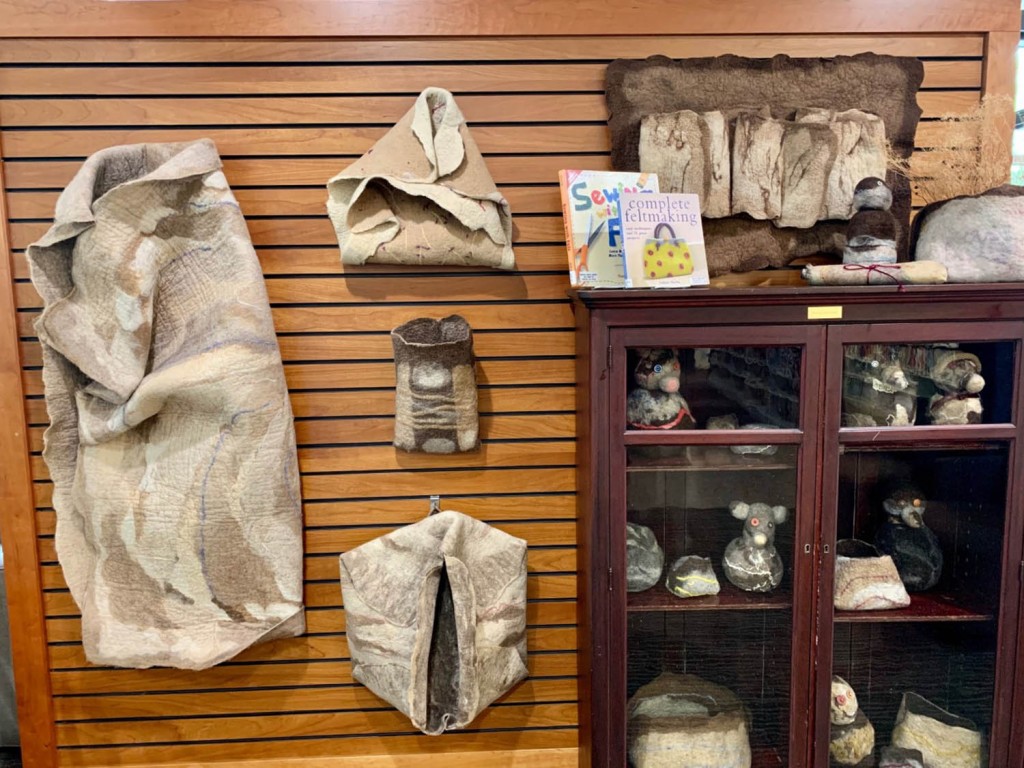 Local Resident Sharon Kissack Displays Her Felted Art at Mendon Public ...