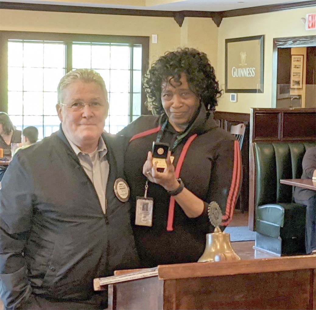 Honeoye Falls-Mendon Rotary President Linda Goodrum Receives Paul ...